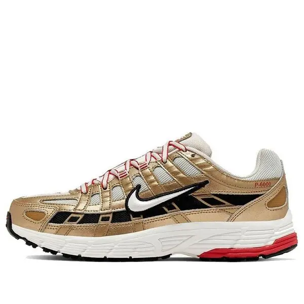 Nike P-6000 Sneakers - White/gold/red