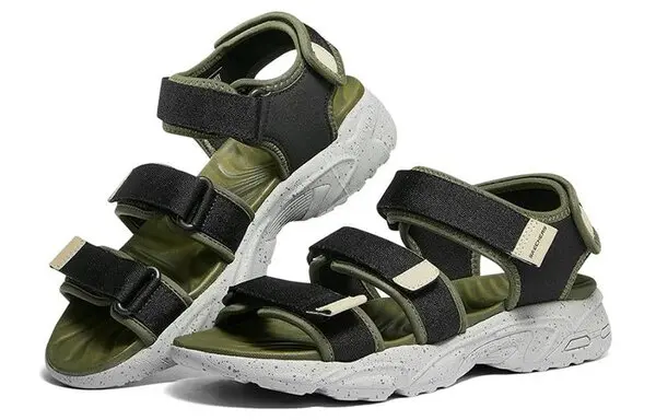 Sketchers Stamina Sandal - Olive/black