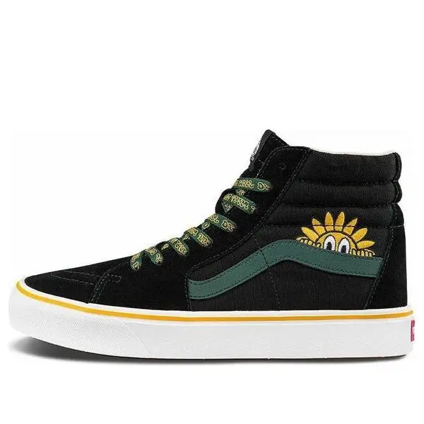 VANS Comfycush Sk8-hi 'trip Outdoors' High Top Sneakers - Black/green