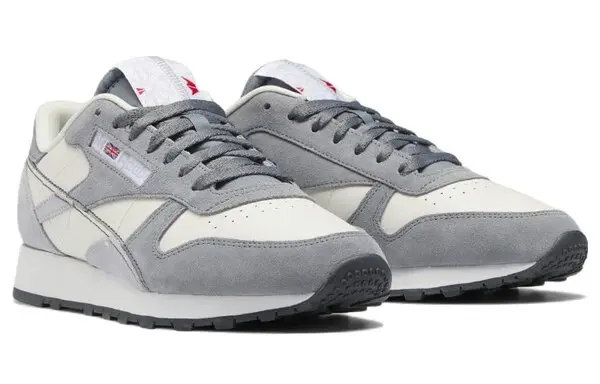 REEBOK Classic Leather Sneakers - Gray/white