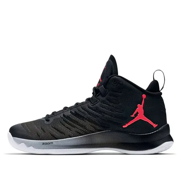 JORDAN Air Super Fly 5 Athletic Sneakers - Black/grey