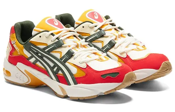Asics Gel-kayano 5 Og "nasi Lemak" Sneakers - White/red/green