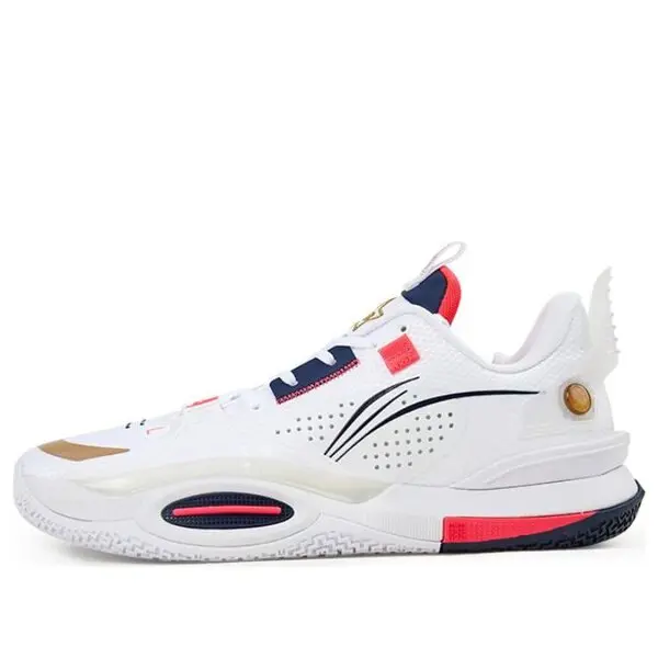 LI-NING Wade All City Low "usa" Abas009-24 Sneakers - White/red/blue