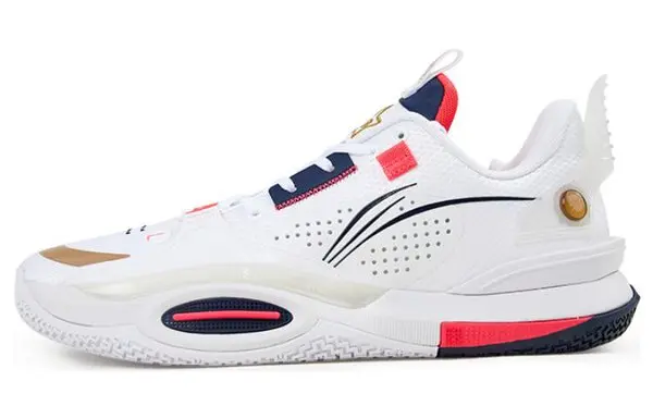 LI-NING Wade All City Low "usa" Abas009-24 Sneakers - White/red/blue
