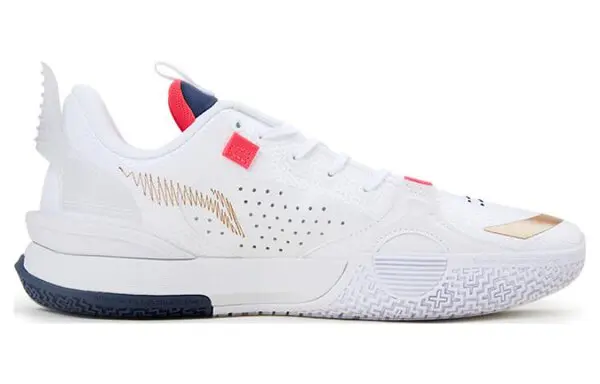 LI-NING Wade All City Low "usa" Abas009-24 Sneakers - White/red/blue