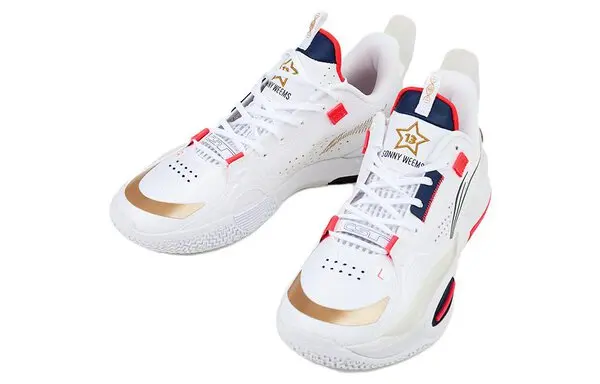 LI-NING Wade All City Low "usa" Abas009-24 Sneakers - White/red/blue