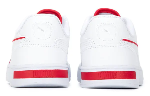 PUMA Caven Dime Low Top Sneakers - White/red