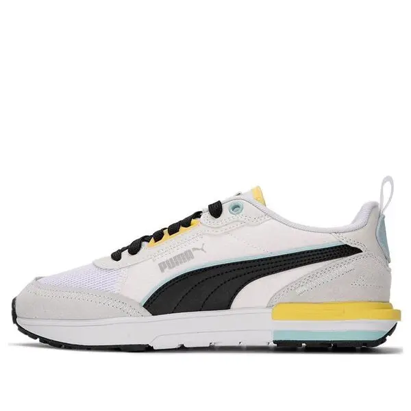 PUMA R22 "white Black Vaporous Grey" Sneakers - Whiteyellow