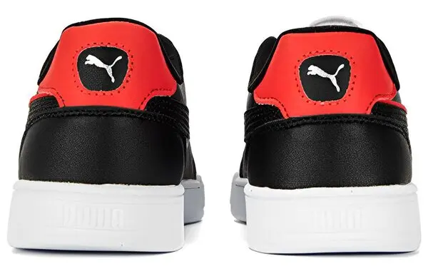 PUMA Caven Dime Low Top Sneakers - White/black/red