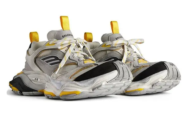 Balenciaga Cargo Sneakers - White/black/grey