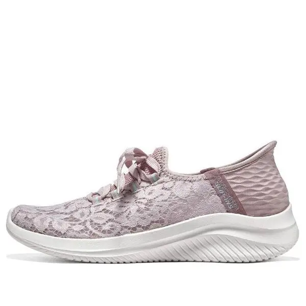 Sketchers Martha Stewart X Slip-ins Lace Sneakers - White/pink