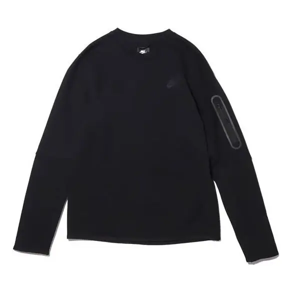 Nike Logo Pullover Long Sleeves Black - Default Color