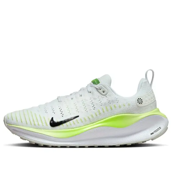 Nike React Infinity Run 4 Athletic Sneakers - White/green