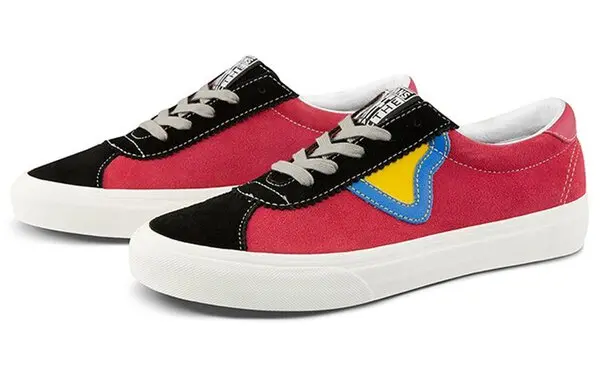 VANS Sports Low Top Sneakers - Red