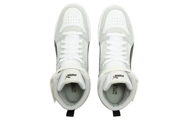 PUMA Rbd Game High Top Sneakers - White/gray/black