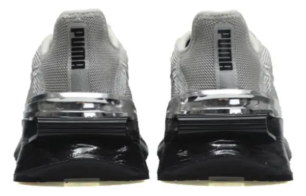 PUMA Pwrframe X Staffonly Metal Fuzz Sneakers - Metallic Silver/black