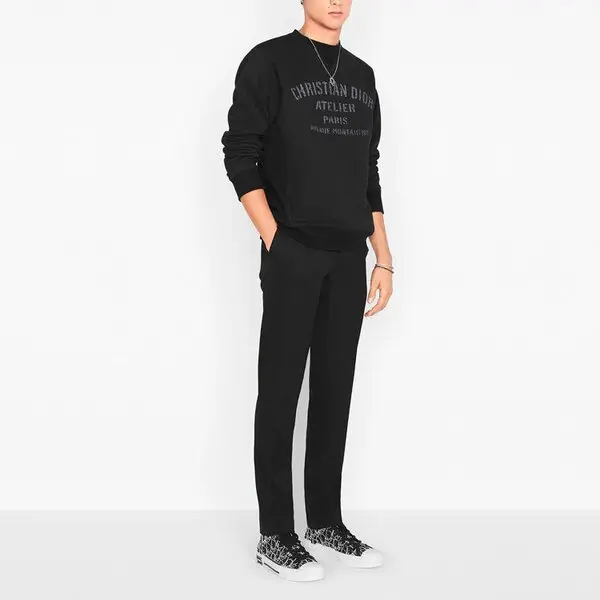 Dior Long Sleeve Crewneck With Alphabet Logo