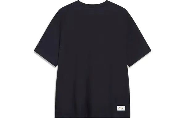 LI-NING Sport Sweat-absorbent Comfortable Tee 'black Multi
