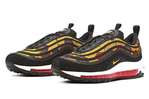 Nike Max 97 Se "gold Floral - Black