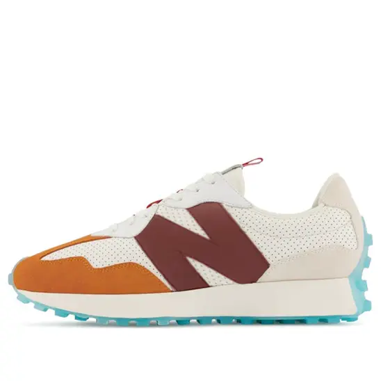NEW BALANCE 327 - White/yellow/orange