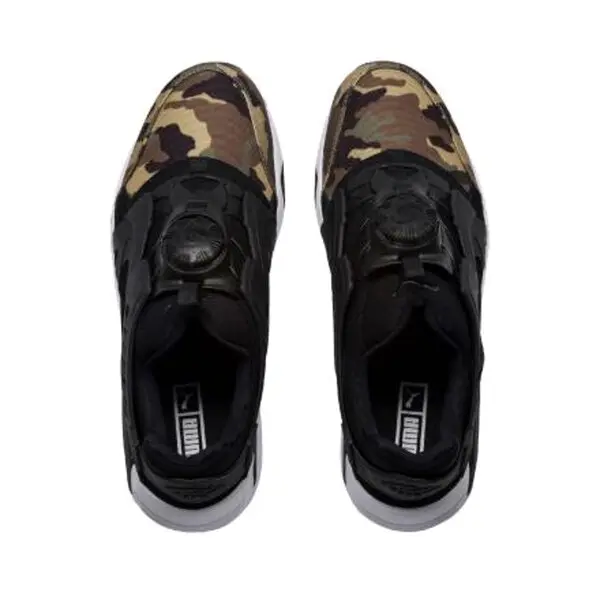 PUMA Disc Blaze Camo Sneakers - Black/white