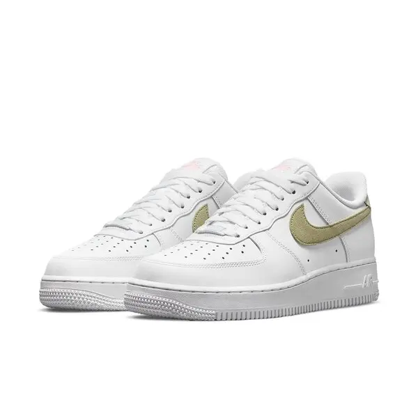 Nike Force 1 '07 Sneakers - White/olive-pink