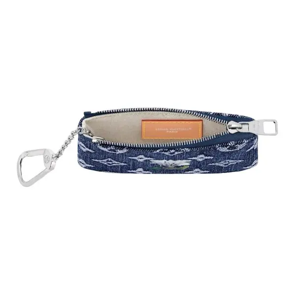 LOUIS VUITTON Pochette Clés Monogram Denim Pouch