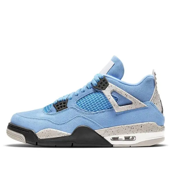 JORDAN 4 Retro "university Blue" Sneakers - University Blue/tech Grey/white