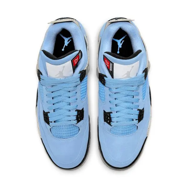 JORDAN 4 Retro "university Blue" Sneakers - University Blue/tech Grey/white
