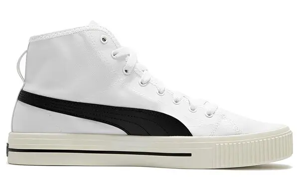 PUMA Ever Mid High Top Sneakers - White/black