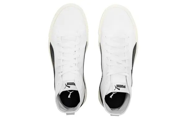 PUMA Ever Mid High Top Sneakers - White/black