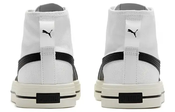 PUMA Ever Mid High Top Sneakers - White/black