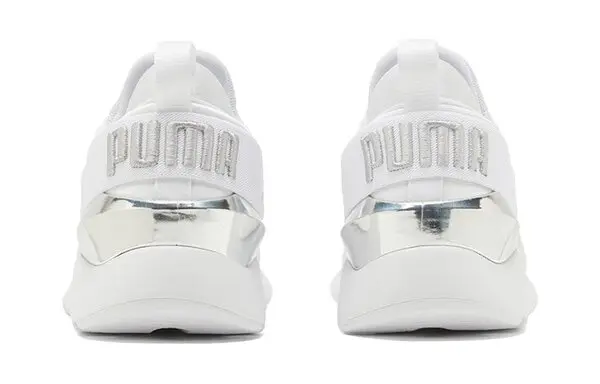 PUMA Muse X3 Low Top Sneakers - White/silver