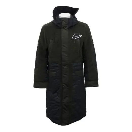 Nike Sport Pack Synthetic Fill Parka For Green - Black