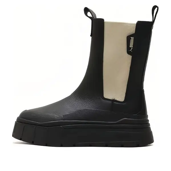 PUMA Mayze Stack Chelsea Boots - Black