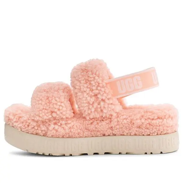 UGG Oh Fluffita Shearling Slides - Light Pink