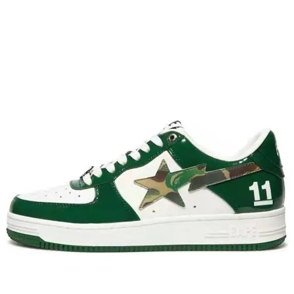 A BATHING APE Sta "dark Green Camo White" Sneakers - Default Colorway