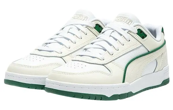 PUMA Rbd Game Low Ivory Sneakers - White/green