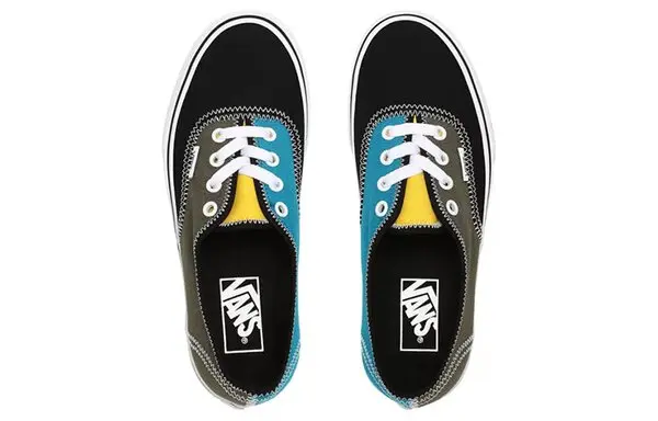 VANS Authentic Zig Zag Sneakers - Green/blue/yellow