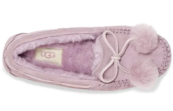 UGG Dakota Bow Pom Loafer - Pinkpurple