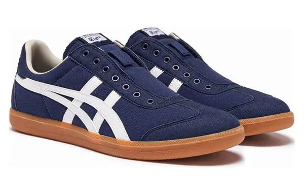Onitsuka Tiger Tokuten Slip-on Sneakers - Navy/white/orange