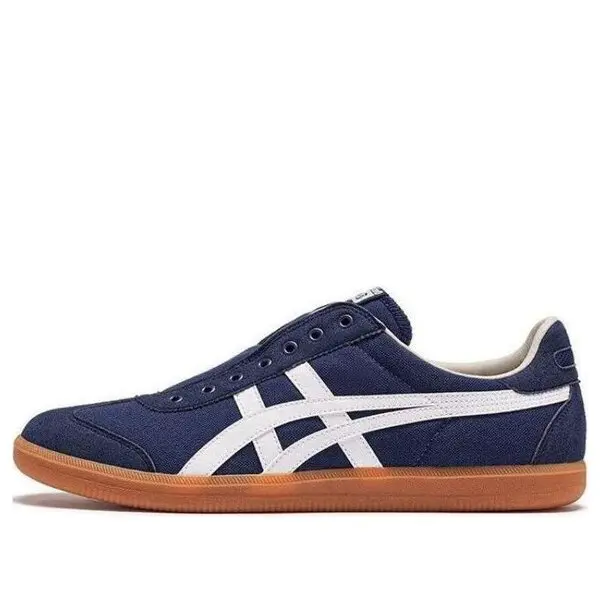 Onitsuka Tiger Tokuten Slip-on Sneakers - Navy/white/orange