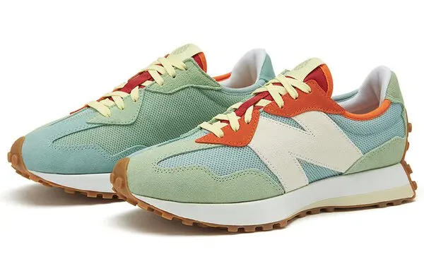 NEW BALANCE Todd Snyder X 327 "farmers Market Pack Pineapple - Green/blue