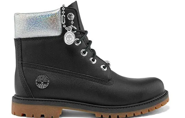 Timberland Heritage Inch Waterproof Boots - Black/brown/silver