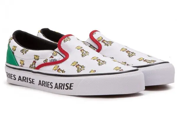 VANS X Aries Og Classic Slip-on Sneakers - White