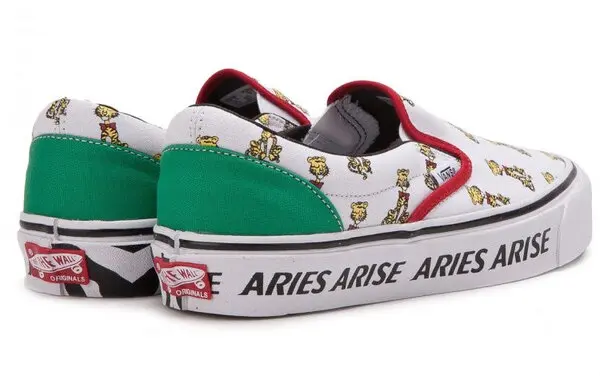 VANS X Aries Og Classic Slip-on Sneakers - White