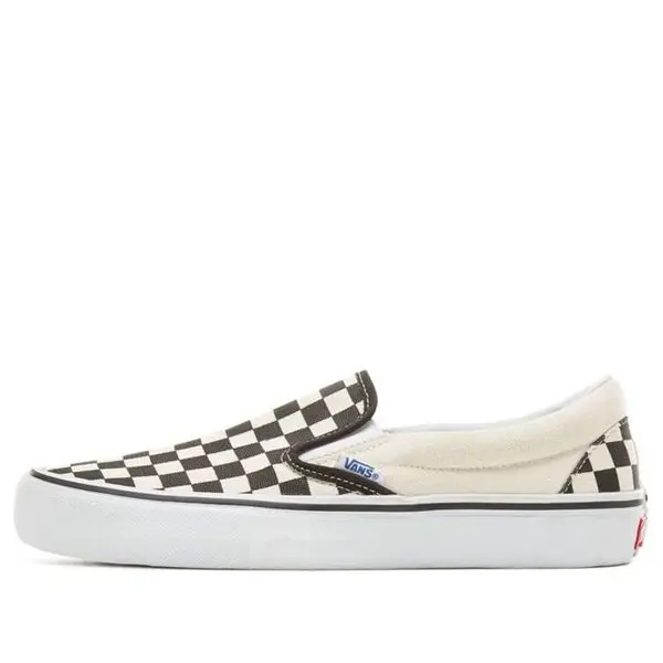 VANS Checkerboard Slip-on Pro Low Top Sneakers - Black