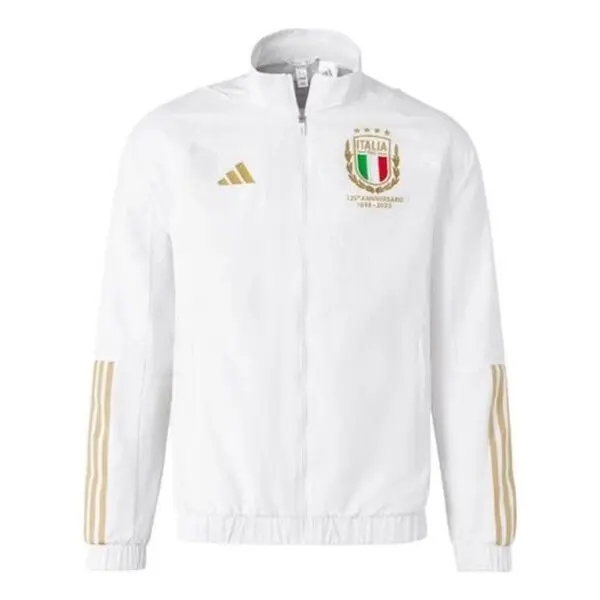 Adidas Italy 125th Anniversary Track Jacket - White/gold