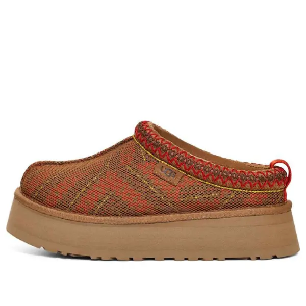 UGG Tazz Maxi Tasman Slip-on Slipper - Chestnut/red