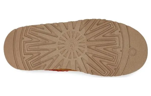UGG Tazz Maxi Tasman Slip-on Slipper - Chestnut/red